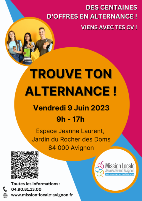 Trouve ton alternance ! - Mission Locale Jeunes Grand Avignon